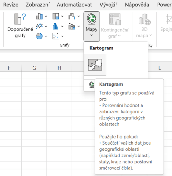 Jak vytvořit v Excelu kartogram? | Moje Znalosti
